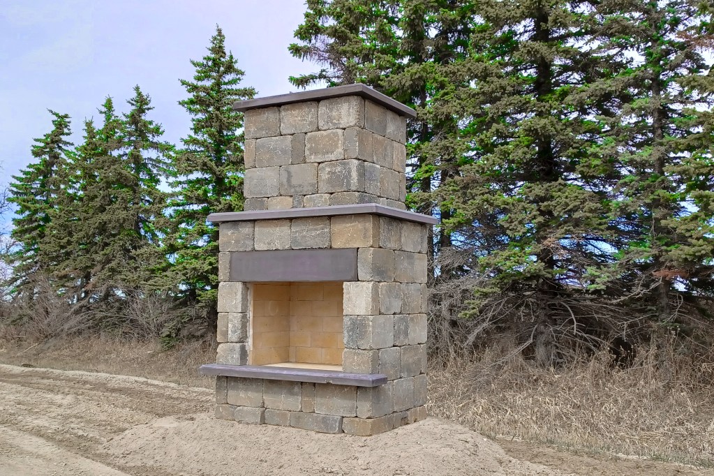 Estate Collection | Rustic Lakeside Fireplace - Empire Precast Products